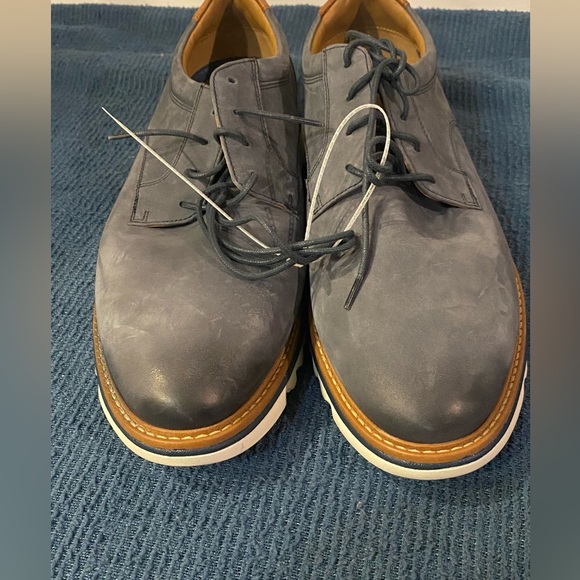 Johnston & Murphy | Shoes | Johnston Murphy Braydon Plain Toe Navy ...
